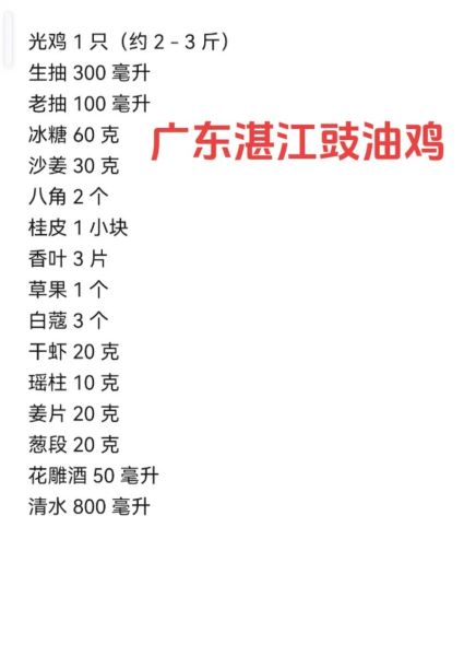 豉油鸡汁怎么做_豉油鸡汁配方比例-第1张图片-山城妙识 豉油鸡汁怎么做_豉油鸡汁配方比例-第1张图片-山城妙识