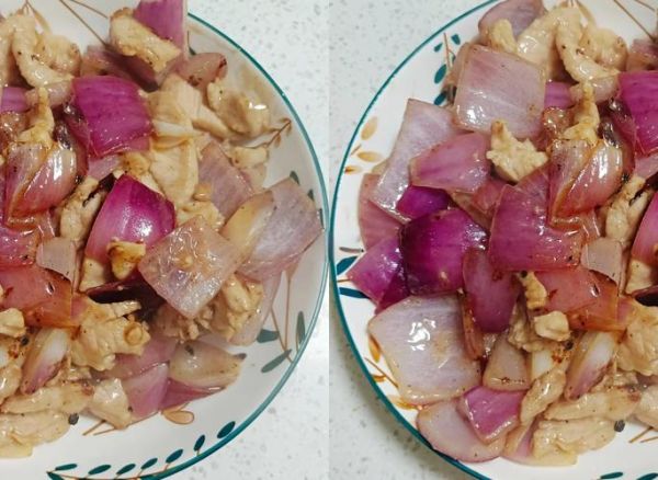 洋葱炒猪肉怎么炒才嫩_洋葱炒猪肉家常做法-第3张图片-山城妙识