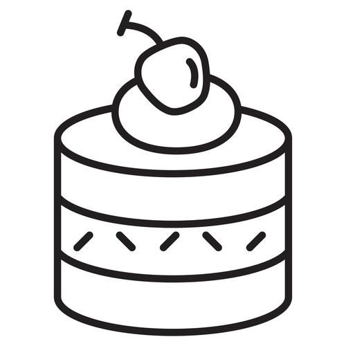 蛋糕简笔画怎么画_蛋糕简笔画教程-第3张图片-山城妙识