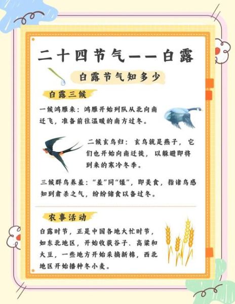 白露节气是什么意思_白露节气有哪些习俗-第1张图片-山城妙识