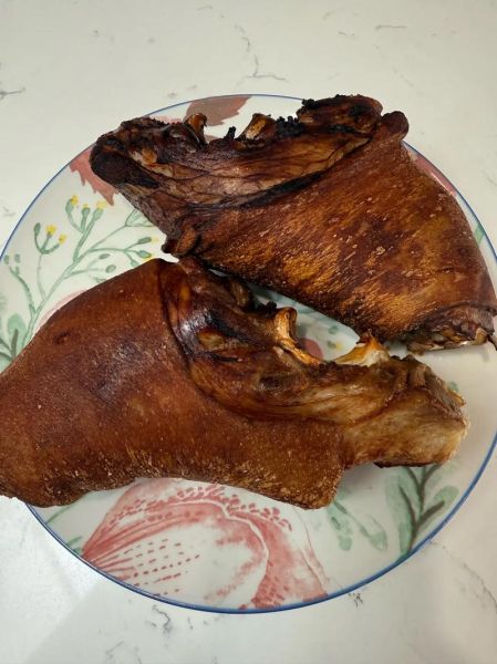 虎皮肘子怎么做_虎皮肘子怎么炸出褶皱-第1张图片-山城妙识