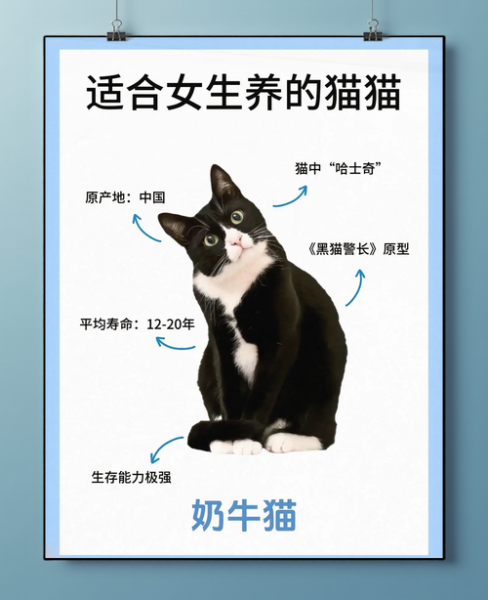 奶牛猫是什么品种_奶牛猫性格特点-第1张图片-山城妙识