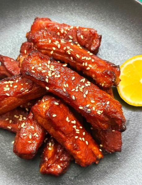 叉烧排骨烤箱温度时间_叉烧排骨烤箱做法步骤-第2张图片-山城妙识