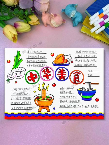 中国美食手抄报二年级怎么做_简单又漂亮-第3张图片-山城妙识 中国美食手抄报二年级怎么做_简单又漂亮-第3张图片-山城妙识