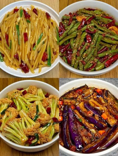 家常素菜100道视频怎么做_哪些快手又下饭-第2张图片-山城妙识