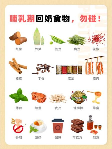 回奶食物有哪些_哺乳期不能吃什么-第2张图片-山城妙识