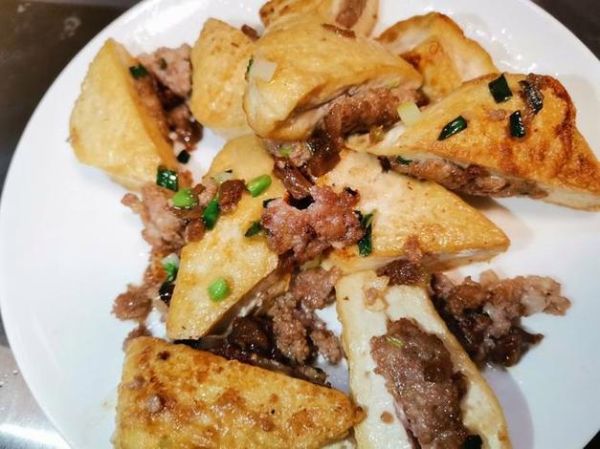 煎酿豆腐怎么做_煎酿豆腐的家常做法-第2张图片-山城妙识