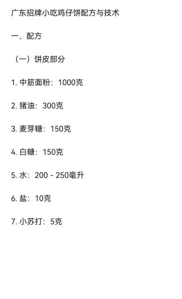 正宗广东鸡仔饼怎么做_鸡仔饼配方比例是多少-第1张图片-山城妙识
