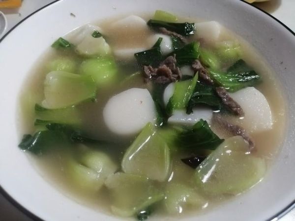 青菜汤年糕怎么做_家常做法窍门-第1张图片-山城妙识