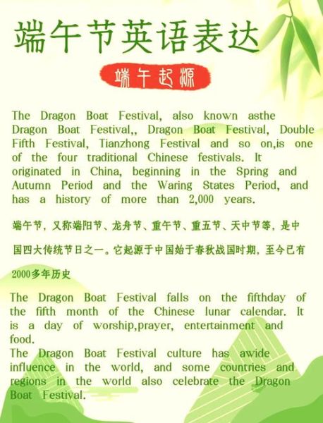 端午节英语介绍_端午节英文怎么说-第1张图片-山城妙识 端午节英语介绍_端午节英文怎么说-第1张图片-山城妙识