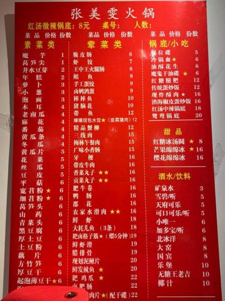 重庆火锅菜单有哪些必点菜_重庆火锅菜单价格贵不贵-第2张图片-山城妙识