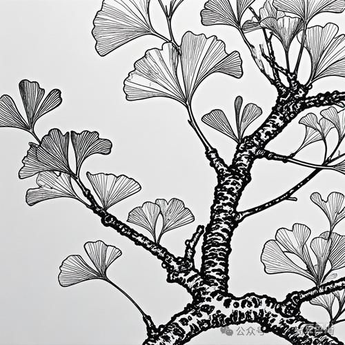 白果树简笔画怎么画_白果树简笔画步骤图-第2张图片-山城妙识