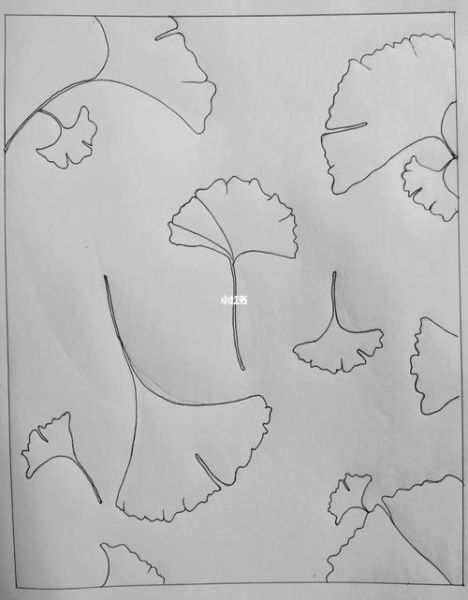 白果树简笔画怎么画_白果树简笔画步骤图-第3张图片-山城妙识