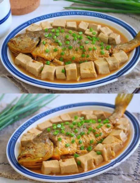 小黄鱼烧豆腐怎么做才好吃_小黄鱼烧豆腐的家常做法-第1张图片-山城妙识