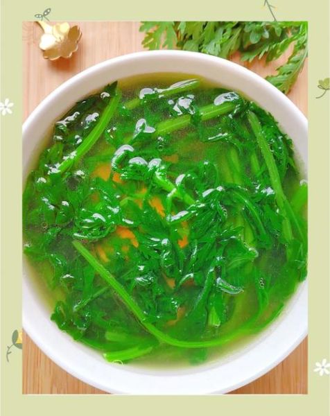 茼蒿汤的做法大全_茼蒿汤有什么功效-第1张图片-山城妙识