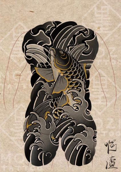 鲤鱼旗纹身含义_适合纹在哪里-第2张图片-山城妙识