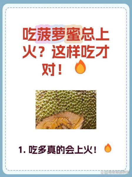菠萝蜜怎么吃不上火_不上火吃法-第3张图片-山城妙识