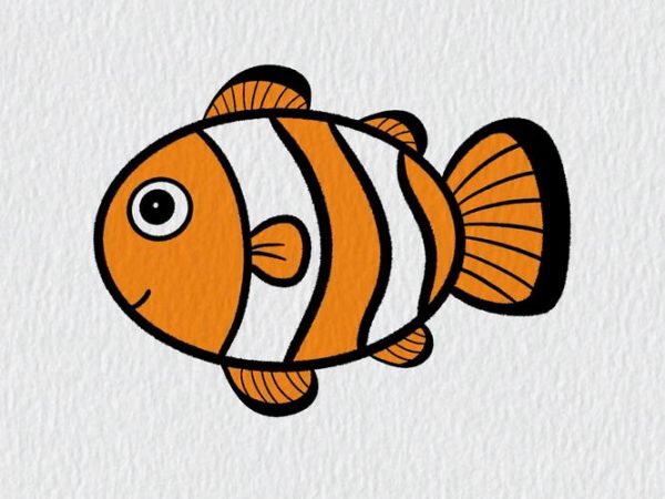 鱼简笔画怎么画_鱼简笔画大全-第3张图片-山城妙识