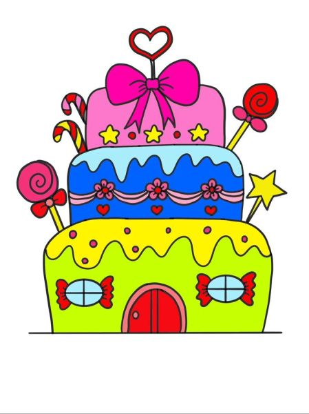 生日图片简笔画怎么画_生日简笔画素材有哪些-第2张图片-山城妙识