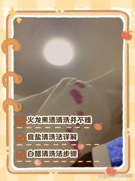 火龙果汁怎么洗_火龙果汁弄到衣服上怎么办-第2张图片-山城妙识 火龙果汁怎么洗_火龙果汁弄到衣服上怎么办-第2张图片-山城妙识