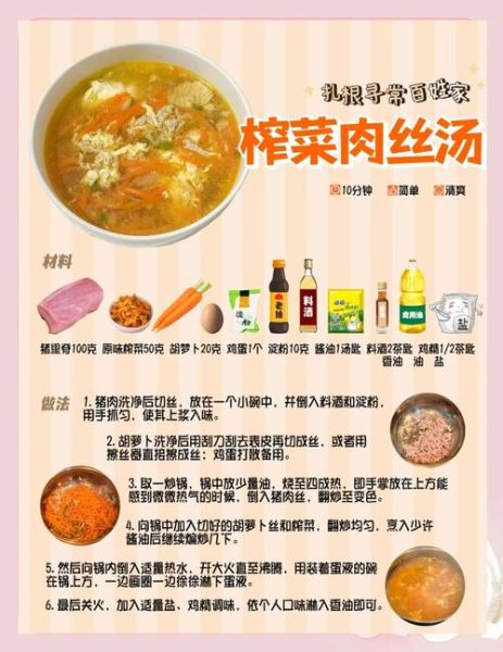 榨菜肉丝汤怎么做好吃_榨菜肉丝汤的家常做法-第1张图片-山城妙识