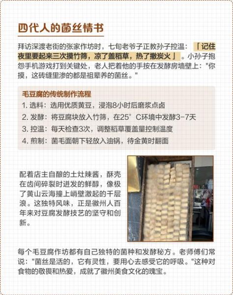 徽州毛豆腐的由来_为什么长白毛还能吃-第1张图片-山城妙识