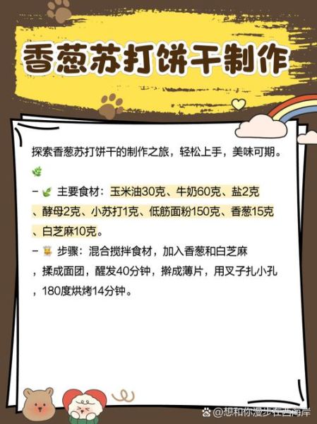 香葱苏打饼干怎么做_香葱苏打饼干配方比例-第1张图片-山城妙识