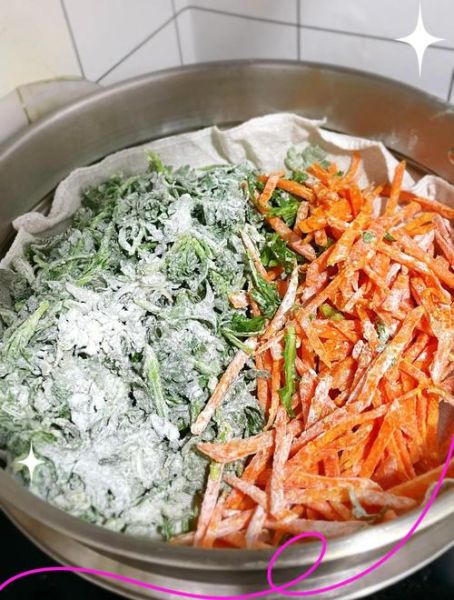 湖北粉蒸茼蒿怎么做_蒸多久才最嫩-第1张图片-山城妙识