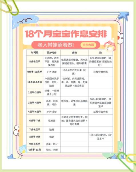 一周岁宝宝每天吃什么_辅食时间安排-第1张图片-山城妙识