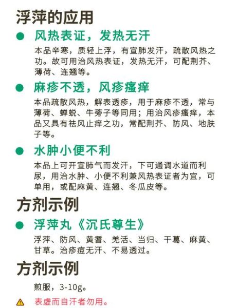 浮萍的功效与作用_浮萍能降血压吗-第1张图片-山城妙识