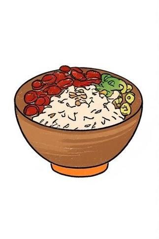 拗九粥简笔画怎么画_拗九粥简笔画步骤-第1张图片-山城妙识