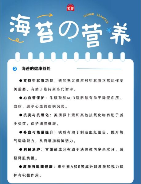 海苔的营养价值有哪些_海苔的功效与作用-第2张图片-山城妙识 海苔的营养价值有哪些_海苔的功效与作用-第2张图片-山城妙识