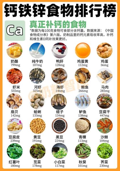 含钙高的食物排名_哪些食物补钙最快-第3张图片-山城妙识