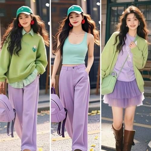 香芋紫图片配色方案_香芋紫怎么搭配好看-第2张图片-山城妙识