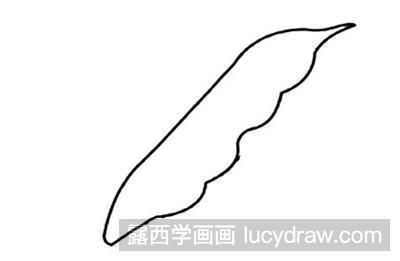 四季豆简笔画怎么画_四季豆简笔画步骤图-第2张图片-山城妙识 四季豆简笔画怎么画_四季豆简笔画步骤图-第2张图片-山城妙识