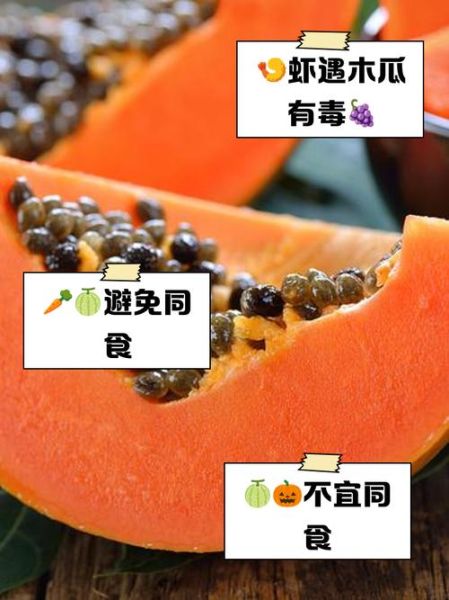 木瓜不能和什么一起吃_木瓜相克食物有哪些-第1张图片-山城妙识