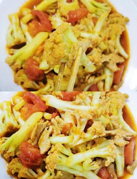 菜花炒肉怎么做_菜花炒肉的家常窍门-第2张图片-山城妙识