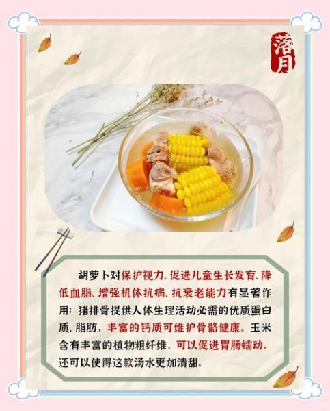 红萝卜玉米排骨汤的功效与作用_孕妇可以喝吗-第1张图片-山城妙识