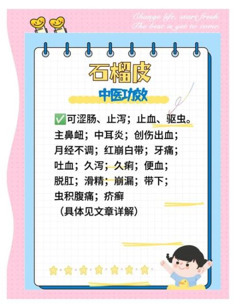 石榴皮有什么用_石榴皮的功效与作用-第2张图片-山城妙识