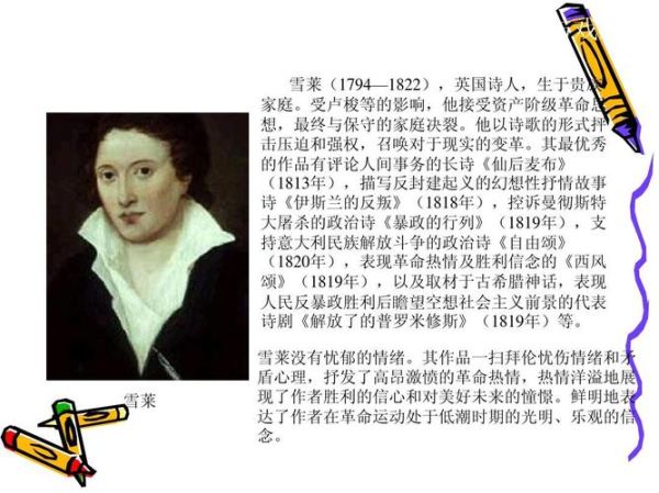雪莱是谁_雪莱的代表作有哪些-第2张图片-山城妙识