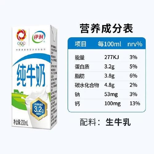 伊利纯牛奶是全脂牛奶吗_伊利纯牛奶营养成分表-第1张图片-山城妙识
