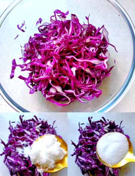 紫甘蓝怎么炒好吃_紫甘蓝炒多久才脆-第1张图片-山城妙识