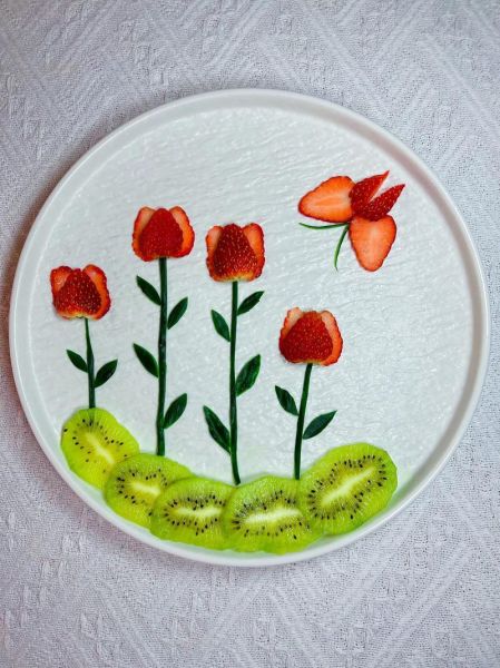 水果拼盘怎么摆盘好看_水果拼盘简单造型教程-第3张图片-山城妙识