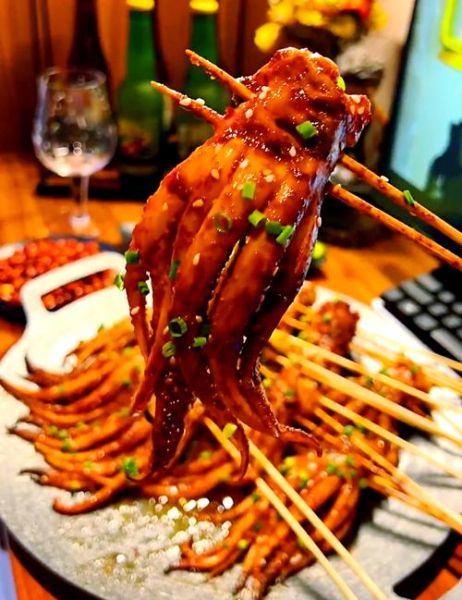 铁板鱿鱼须串怎么腌制_铁板鱿鱼须串做法步骤-第1张图片-山城妙识