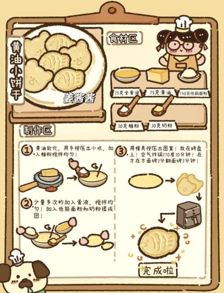 黄油小饼干烤箱做法_新手常见问题-第2张图片-山城妙识