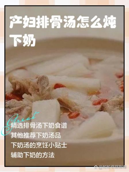 排骨汤怎么做下奶_排骨汤下奶的正确做法-第2张图片-山城妙识