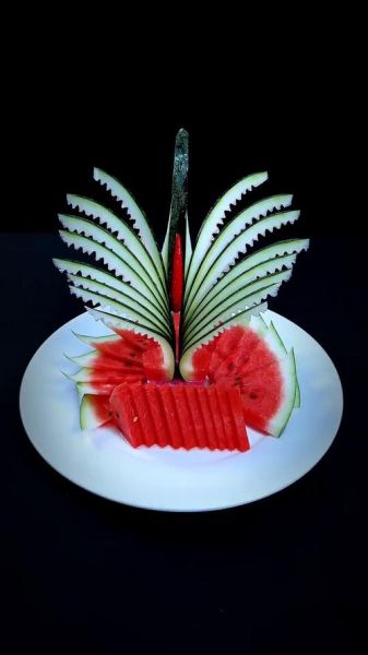 一等奖水果拼盘怎么做_获奖拼盘设计技巧-第3张图片-山城妙识