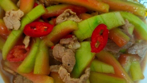 西瓜炒肉怎么做_西瓜炒肉好吃吗-第2张图片-山城妙识