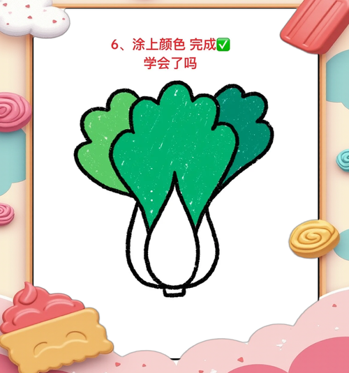 小白菜卡通可爱图片_怎么画-第1张图片-山城妙识 小白菜卡通可爱图片_怎么画-第1张图片-山城妙识