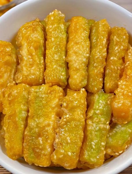 油炸南瓜怎么做_家常做法步骤详解-第1张图片-山城妙识